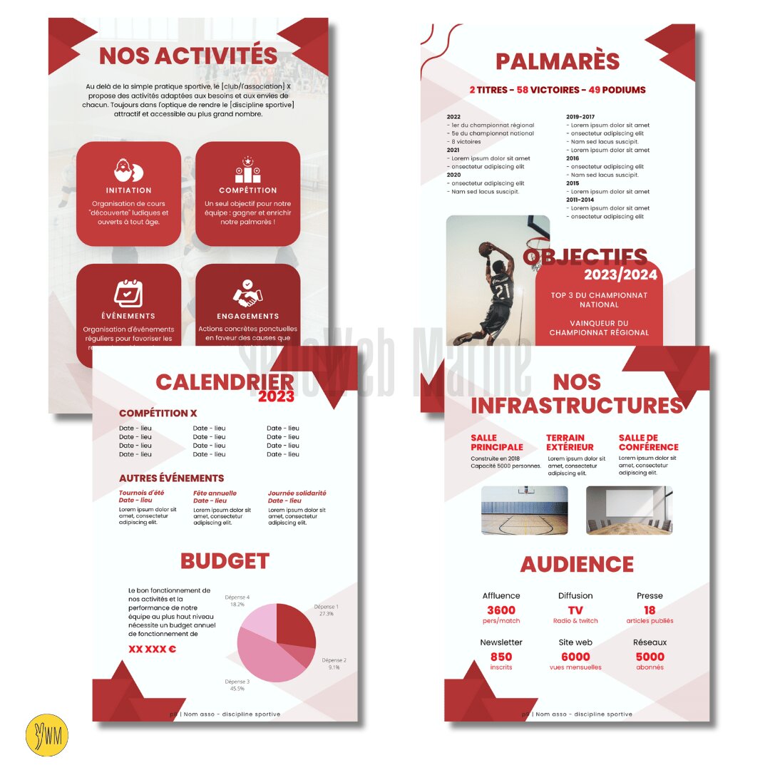 Dossier de sponsoring pour club ou association - YelloWeb Marine